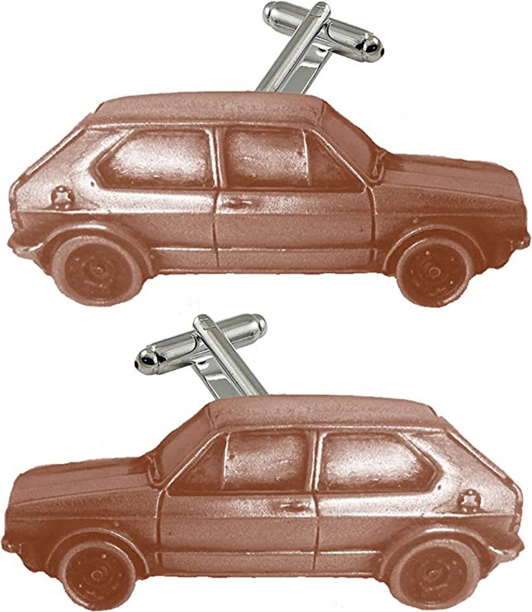 Classic Car Golf Gti Mk1 Ref299 3D COPPER EFFECT Cufflinks Classic Car ...