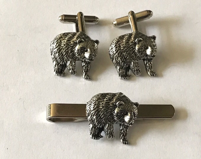 Bear Cufflinks - Etsy