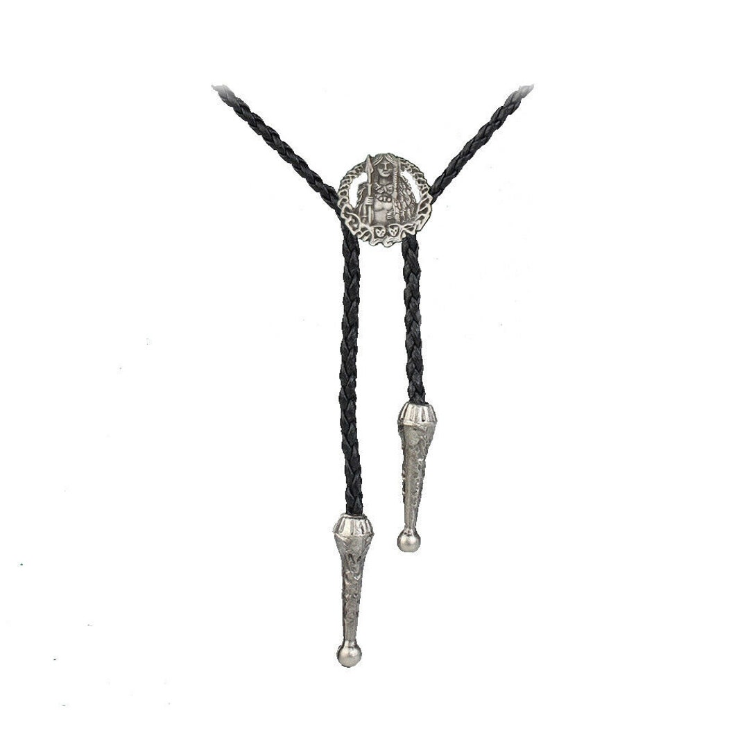 Pewter Freya Collier Western Cowboy Necktie Bola Bolo Tie coder230 ...