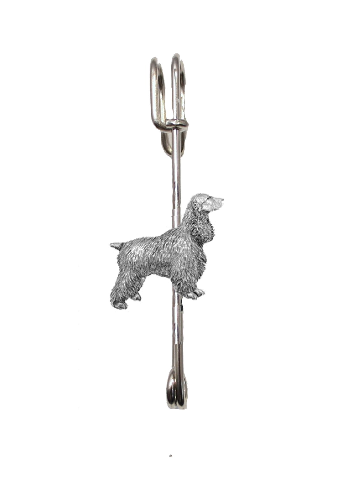 Cocker Spaniel on a 3" 7.5cm Kilt Pin Scarf / Brooch With English ...