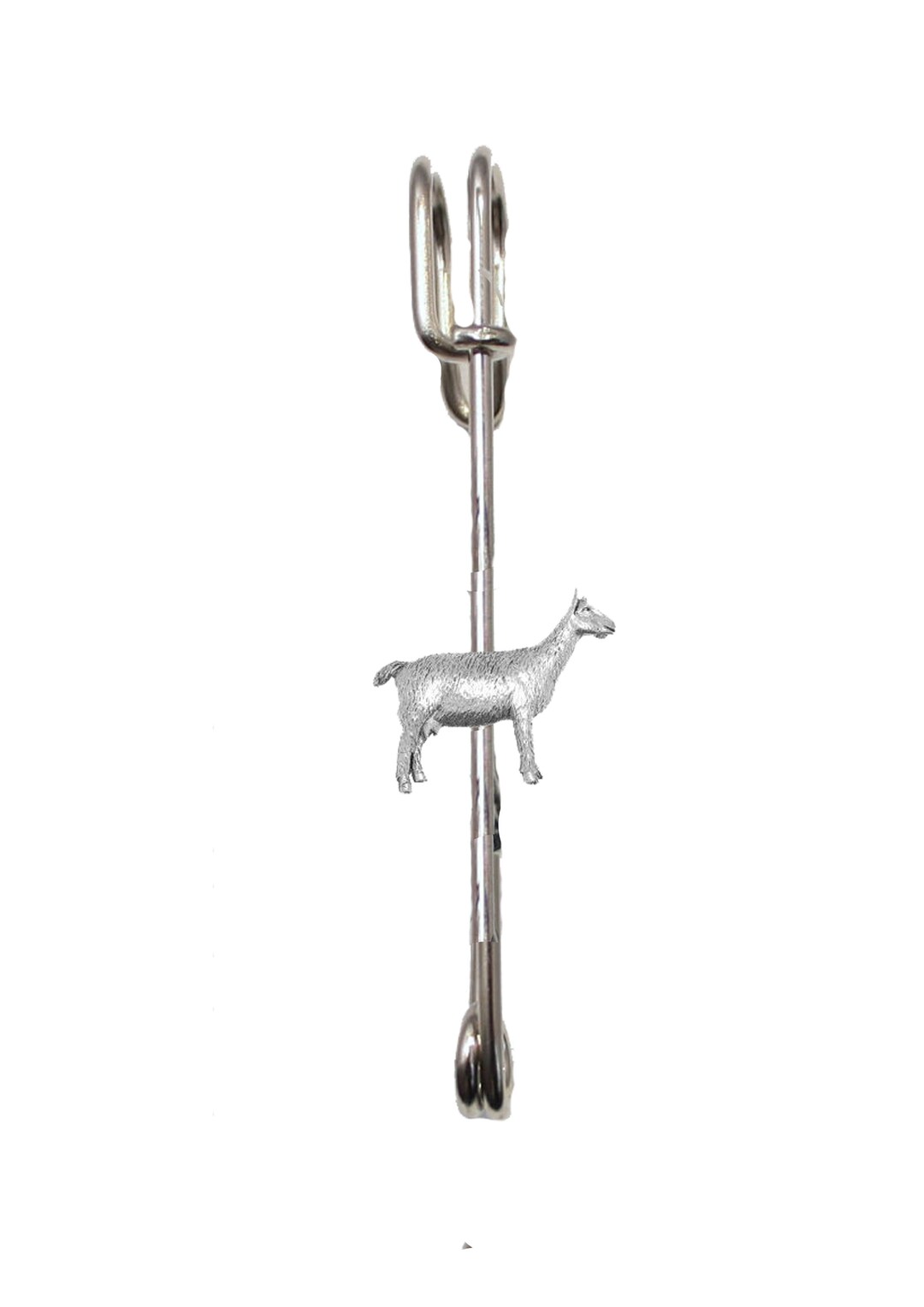 Goat on a 3" 7.5cm Kilt Pin Scarf / Brooch With English Pewter Emblem ...