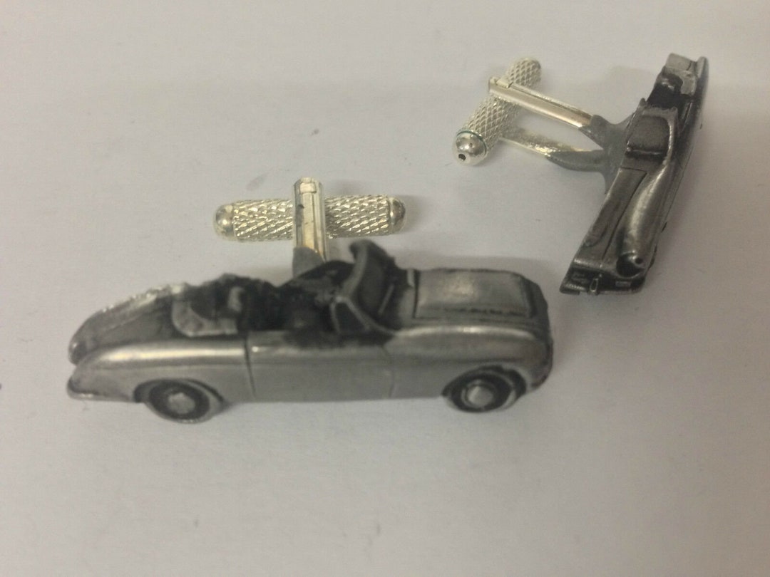 Classic Car Pewter Effect MG C Roadster Ref130 Cuff Link Cufflink Stick ...