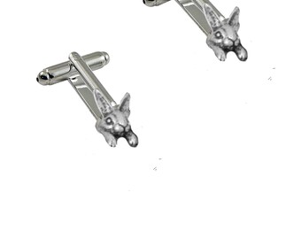 Rabbit Made From Fine English Pewter Cuff Link or Tie Slide or - Etsy UK