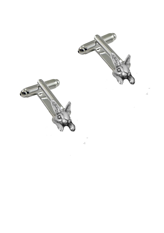 Rabbit Bunny Made From Fine English Pewter Cuff Link or Tie | Etsy