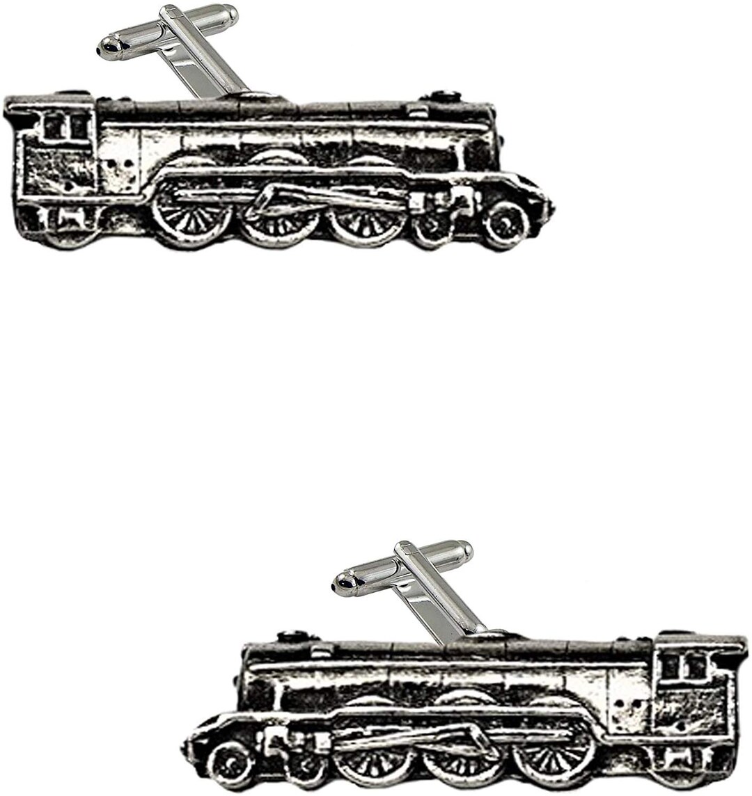 Flying Scotsman Made From Fine English Pewter Cuff Link or Tie Slide or ...