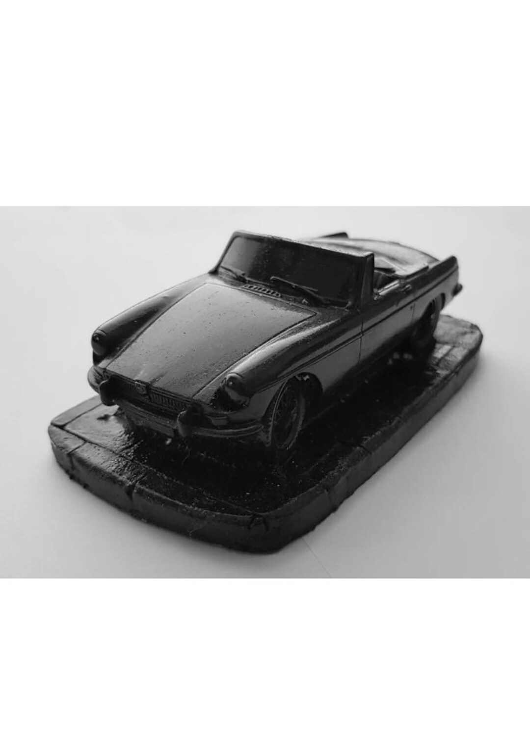 MGB Roadster 1.32 Scale Black Model Car Handmade in Sheffield - Etsy