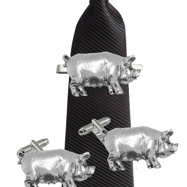 Pig Cufflinks - Etsy Canada