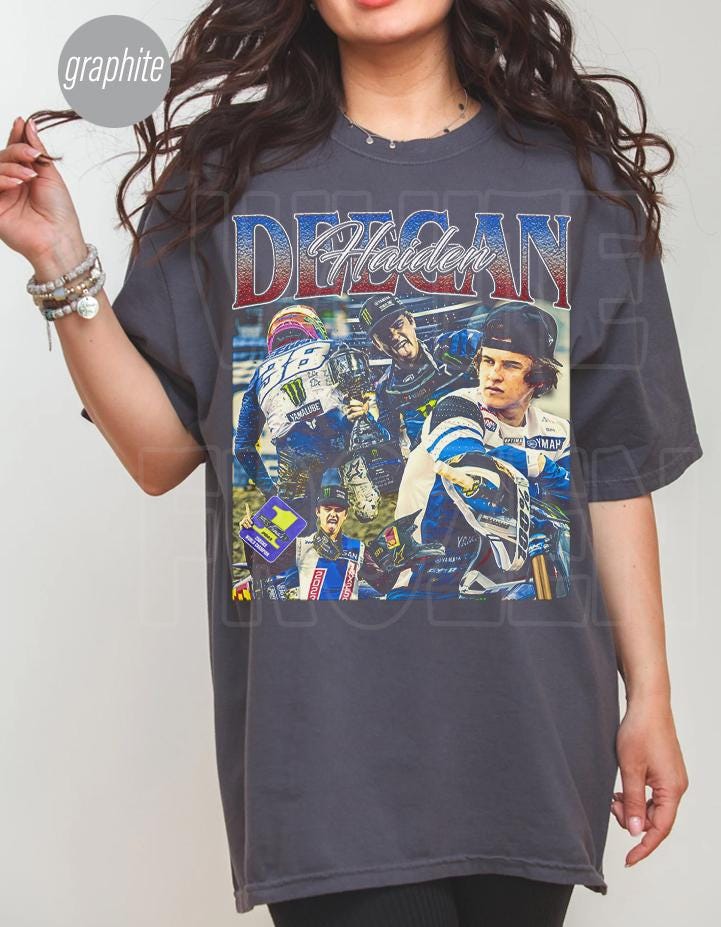 Haiden Deegan Vintage Graphic Tee: Unisex Motocross Shirt - Etsy