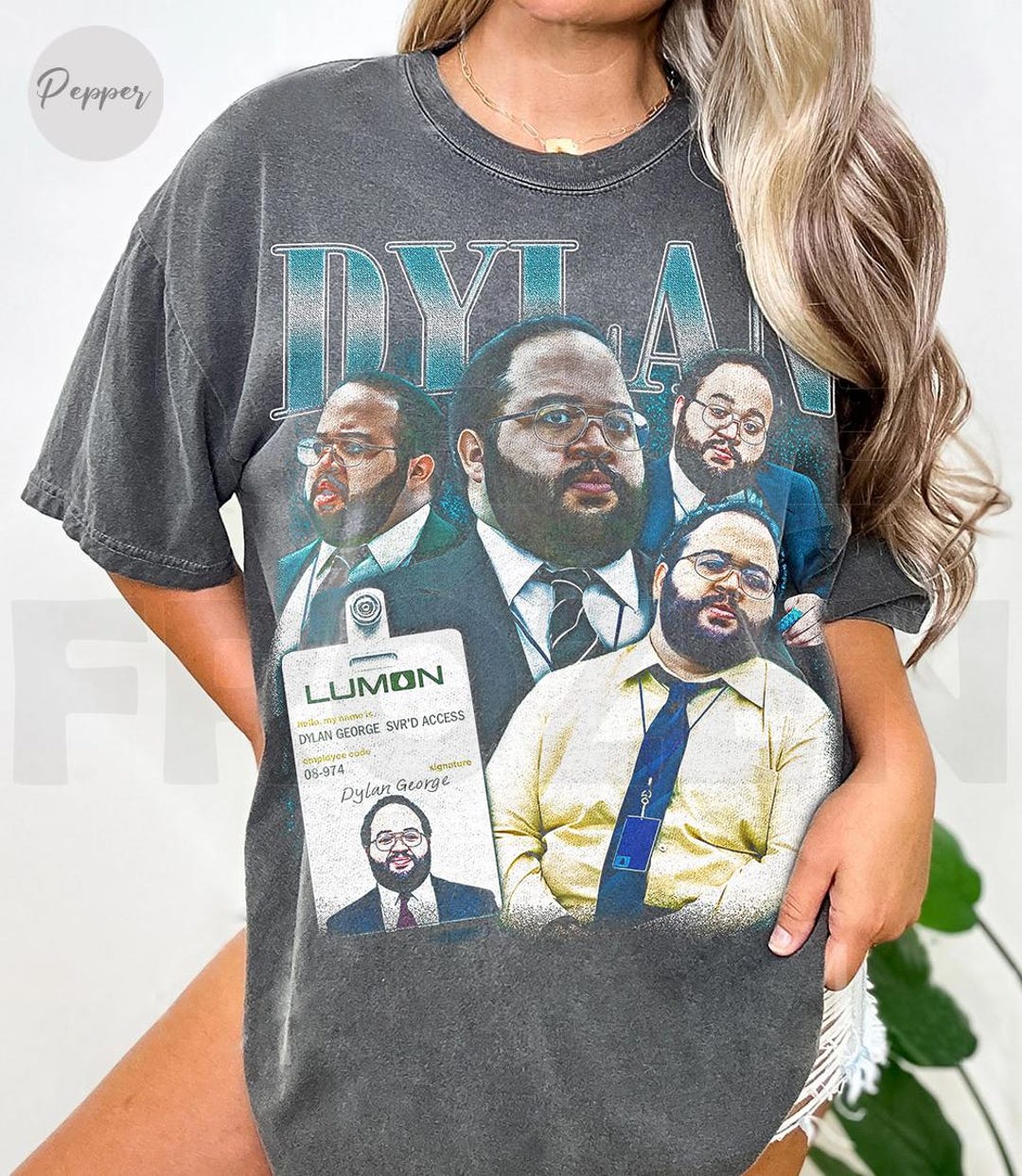 Severance Dylan G Comfort Color, Severance Graphic Tee, Vintage Style ...