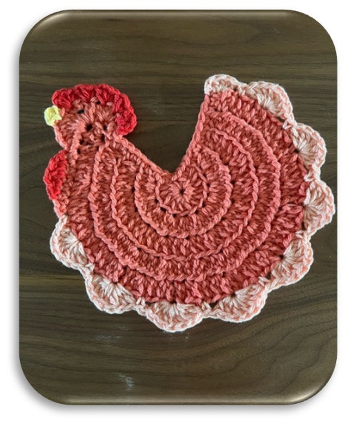 Chicken Potholder Crochet Pattern (digital Download) - Etsy