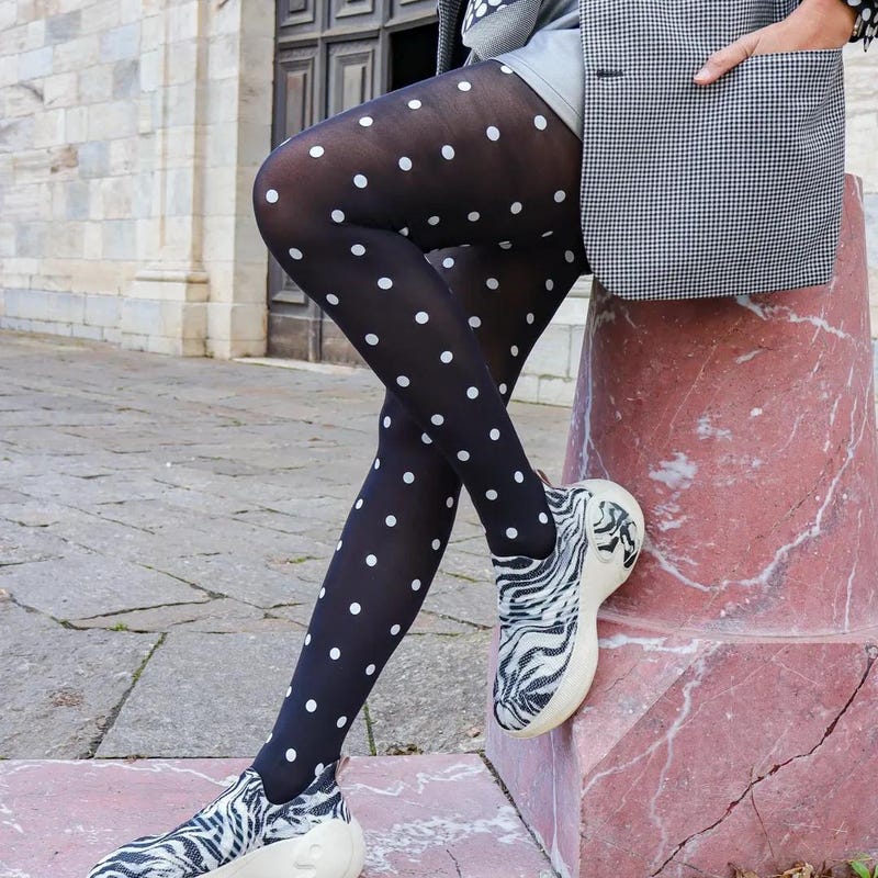 Printed Tights - Etsy