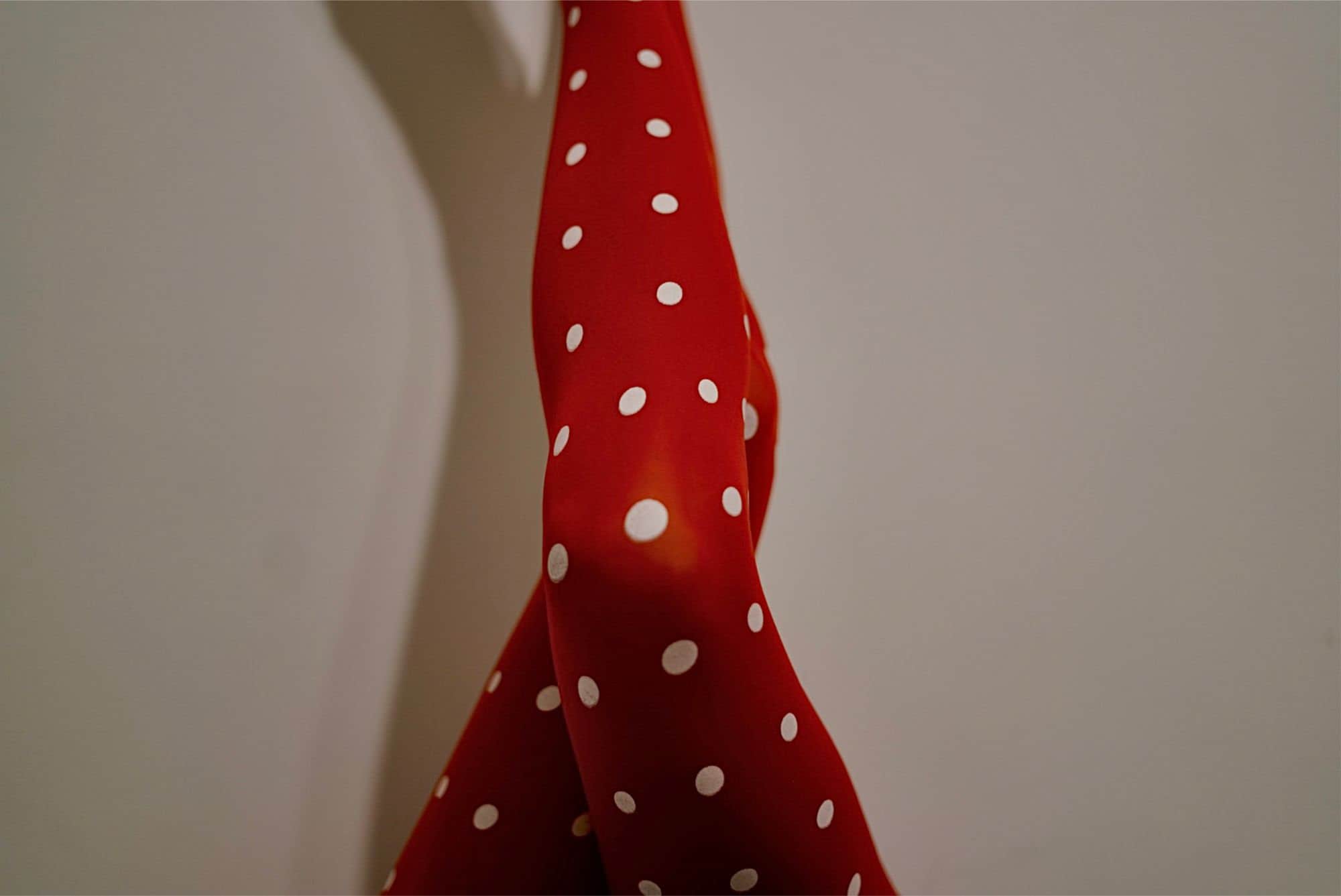 Red Stockings With White Polka Dots, Red Pantyhose With White Polka ...