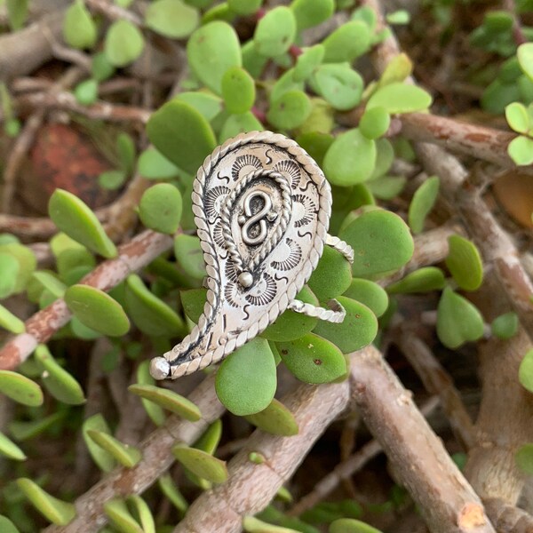 Paisley Ring - Etsy