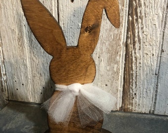 Tall Wooden Easter Bunny - Etsy