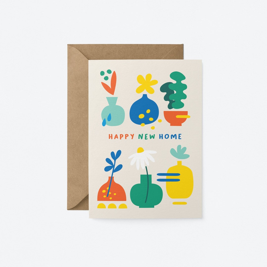 Happy New Home Housewarming Greeting Card - Etsy