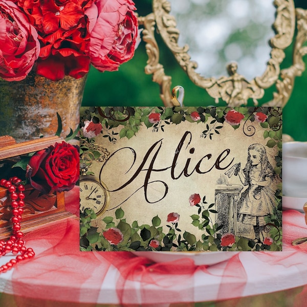 Alice in Wonderland Table Numbers - Etsy