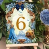 Cinderella Table Numbers, Disney Theme Weddings, Fairy Tale Weddings ...