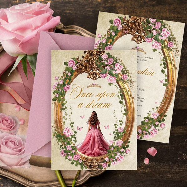 Mirror Invitation - Etsy