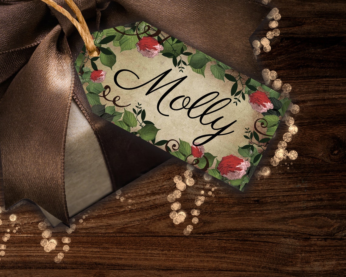 Alice in Wonderland Party Tags Alice Name Tags Print Your - Etsy