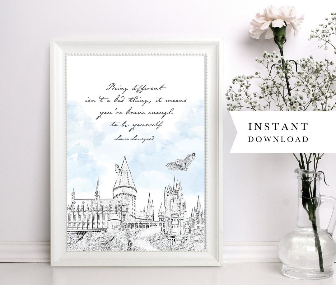 Wizard School Wall Print, Magic School Quote, Wizard School Quote ...