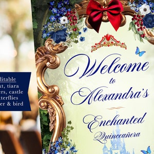 Snow White Welcome Sign, Snow White Party Sign, Snow White Birthday ...