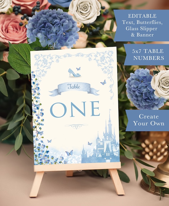 Fairy Tale Wedding Reception Table Numbers Table Numbers Wedding