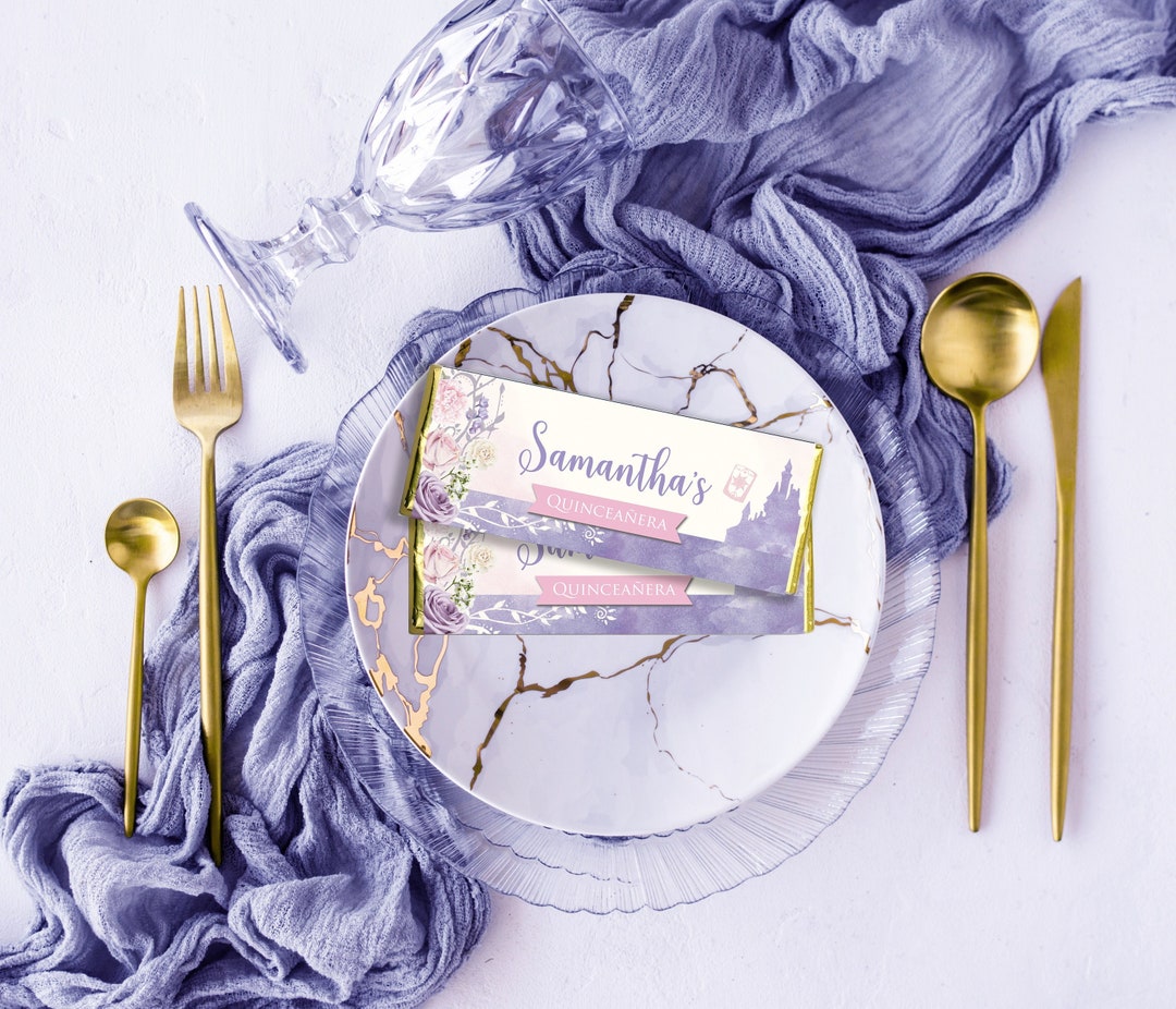 Tangled Chocolate Bar Wrapper, Tangled Choc Bar, Digital Chocolate Bar ...