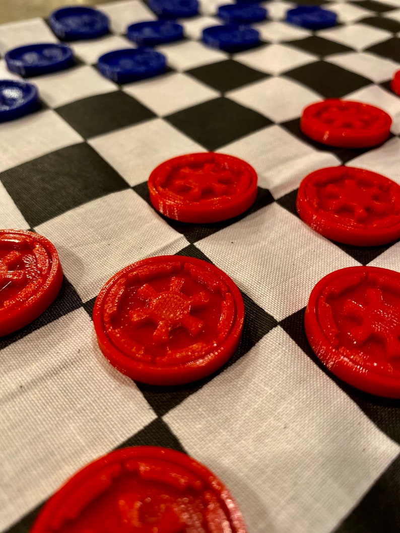 Galaxy Checkers star Wars Theme - Etsy