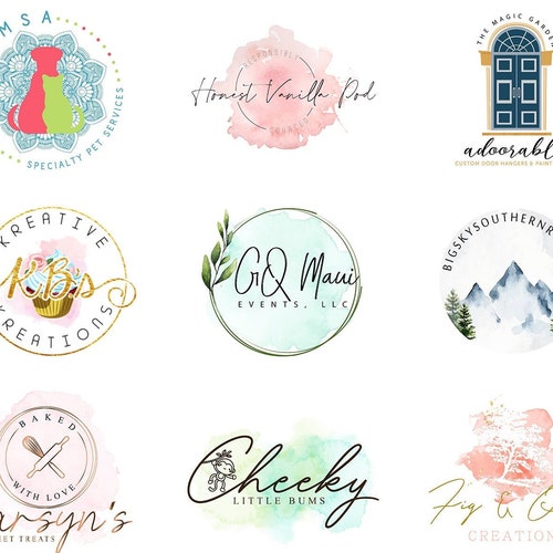 I Will Create Custom Logo Design Logo Design Business Logo - Etsy