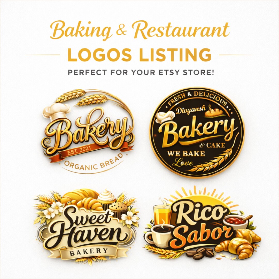 Bakery Logo Design, Baking Logo, Cake Business Logo, Home Bakery Logo ...