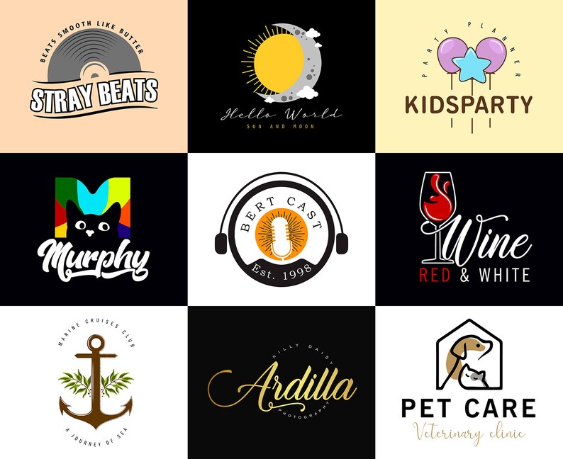 Custom Logo Design Logo Design Photography Logo Business | Etsy