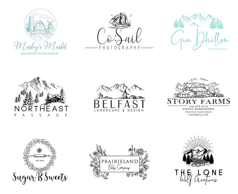 I Will Design Logo Custom Design Logo Design Custom | Etsy