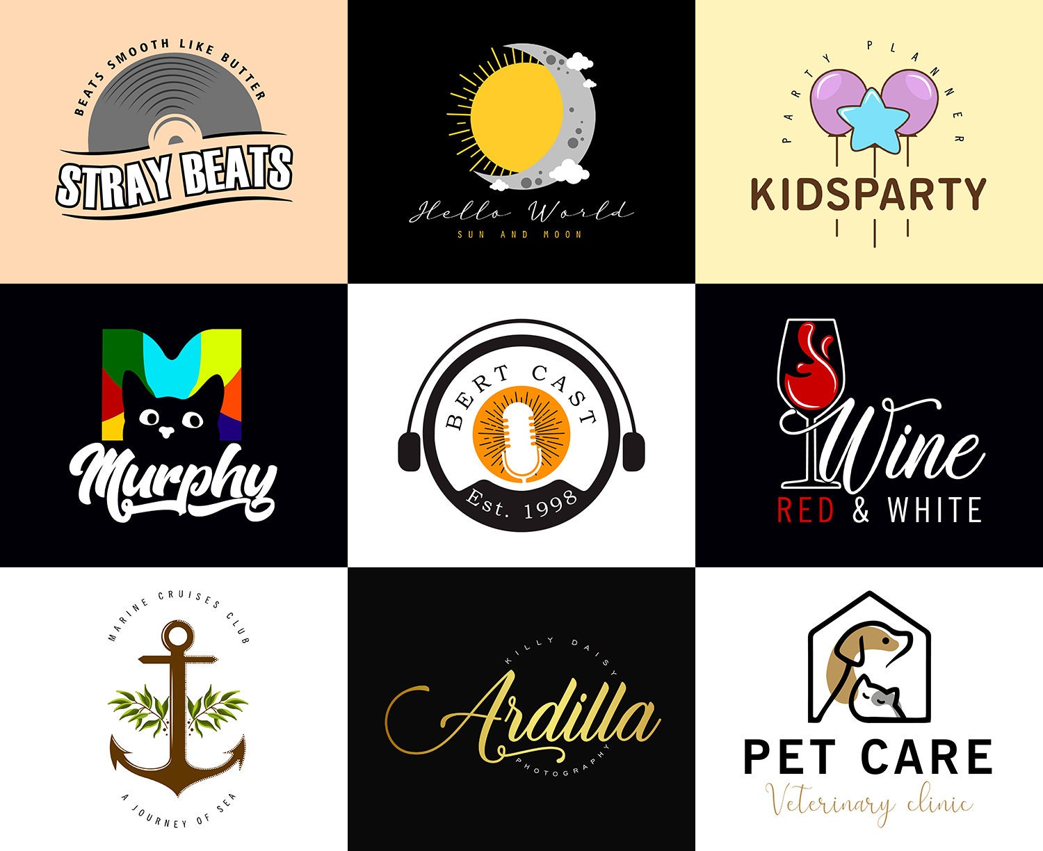 Logo Design Custom Logo Design Branding Logo Business Card | Etsy