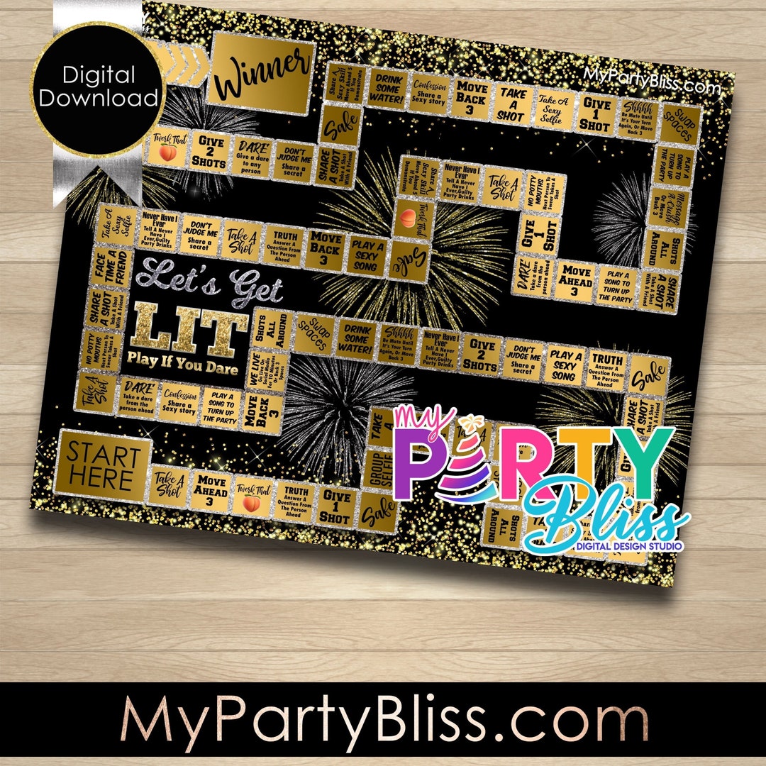 Holiday Adult Party Game, Bachelorette Party Game, Party Game, Girls ...