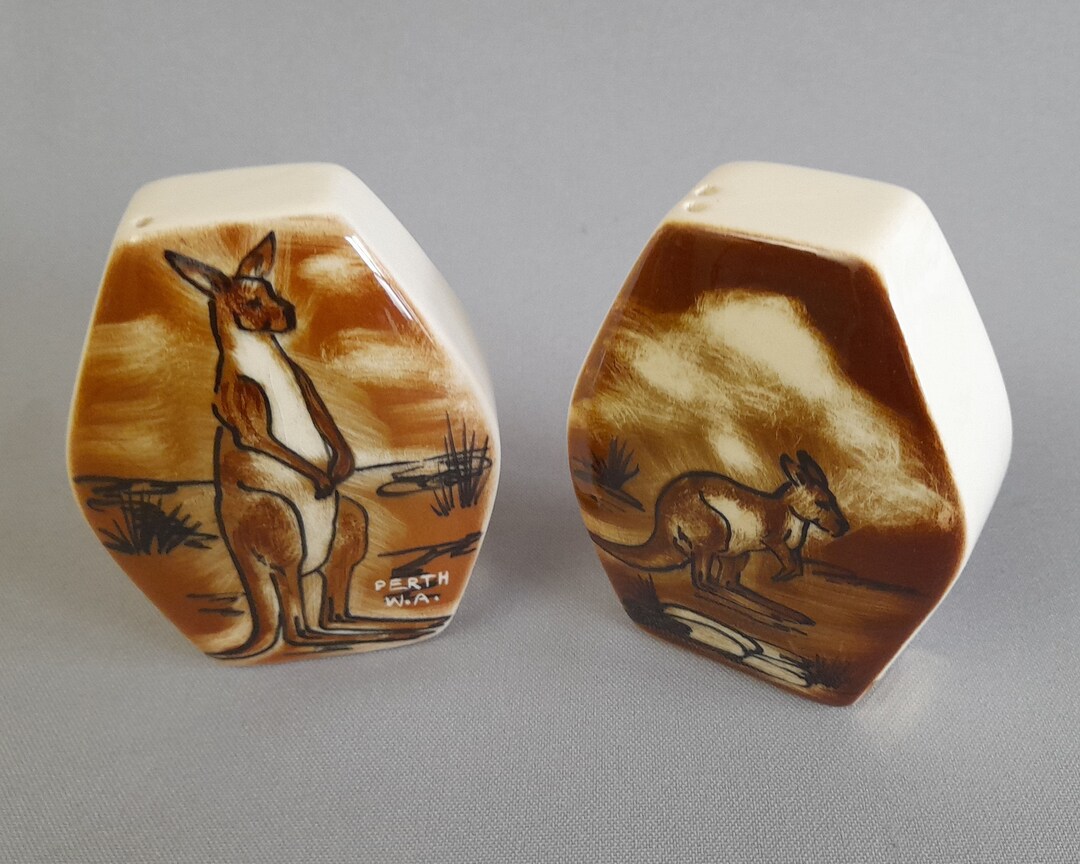 Studio Anna Kangaroo Salt and Pepper Shakers - Etsy