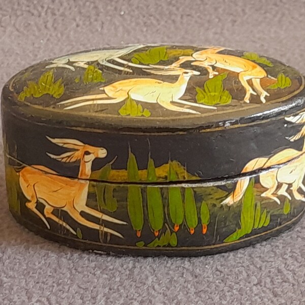 Kashmir Lacquer Box - Etsy