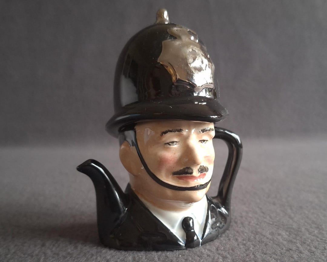 Vintage Artone Miniature Policeman Teapot - Etsy
