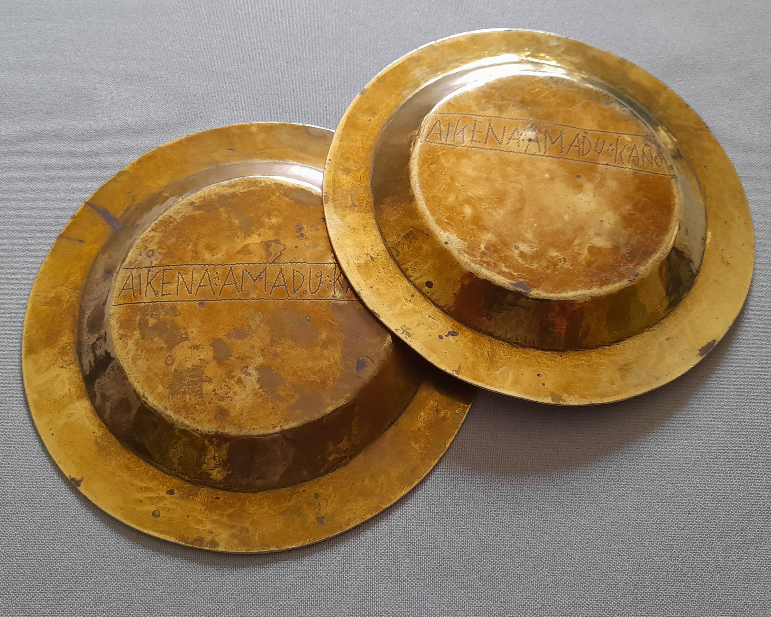 A Pair of Handcrafted Aiken Amadu Kano Plates - Etsy