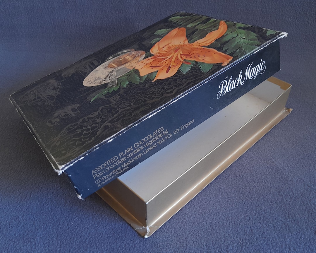 Vintage Black Magic Chocolate Box 1960's - Etsy
