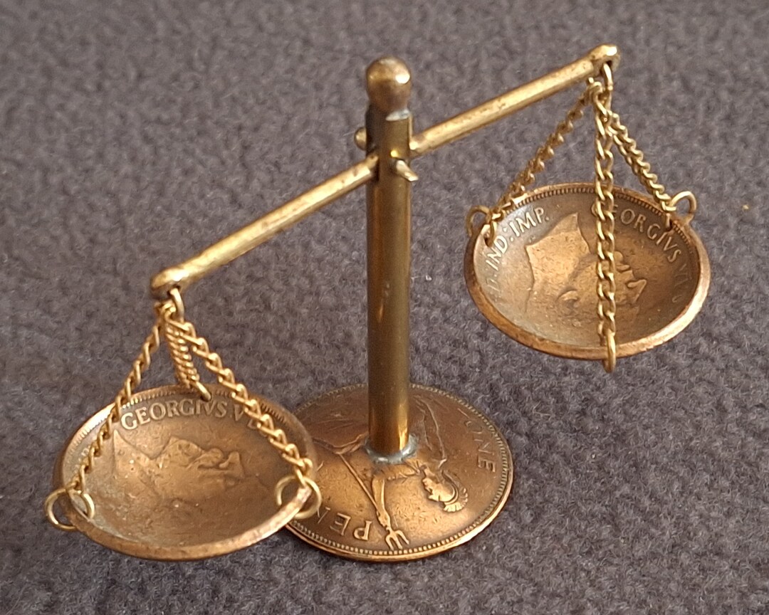 Miniature Vintage Penny Scales - Etsy