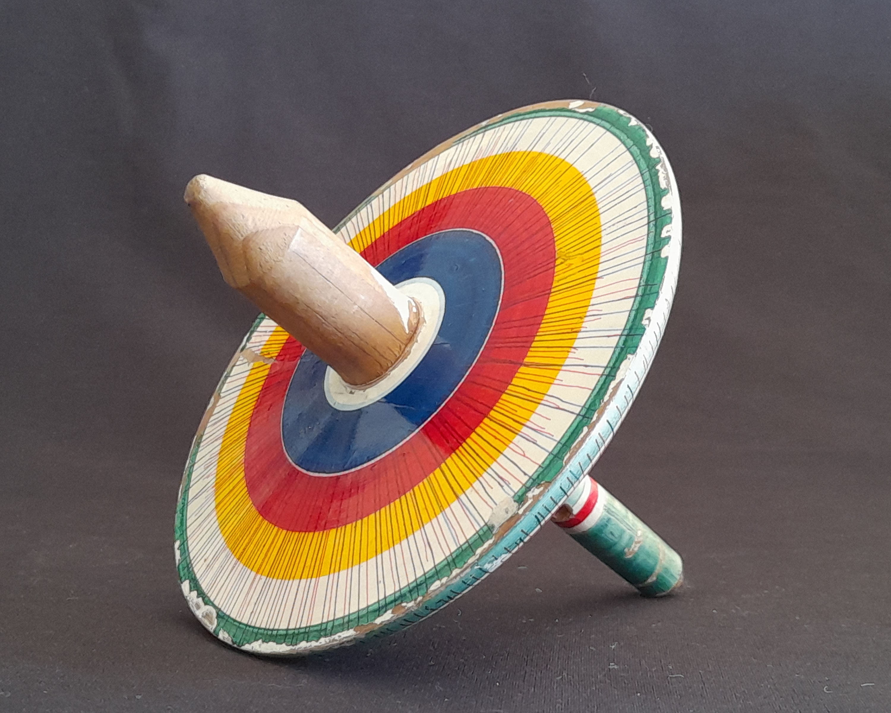 Vintage Wooden Spinning Toys - Etsy