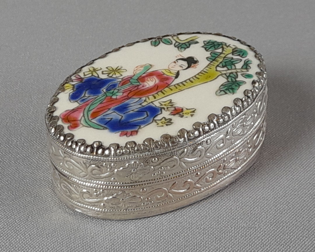 Vintage Chinese Shard Box - Etsy