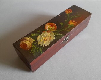 Painted Floral Box - Etsy