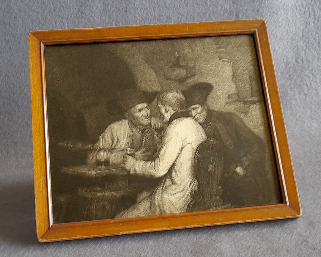 Wine Tasters Engraving by Carl Ernst Forberg - Etsy