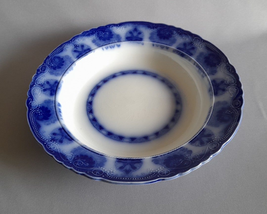 W H Grindley Flow Blue Dish - Etsy