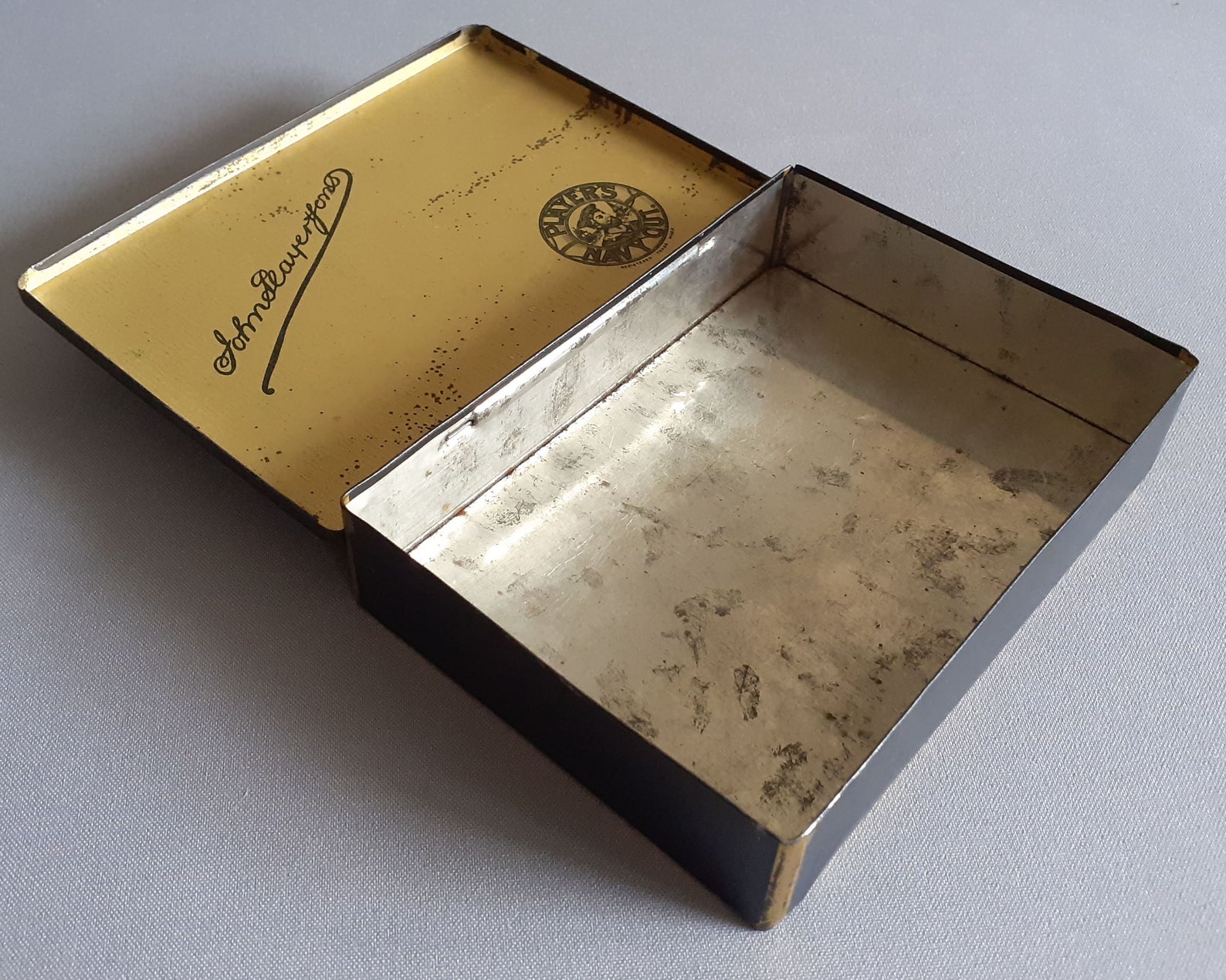 Vintage Players Cigarette Tin - Etsy