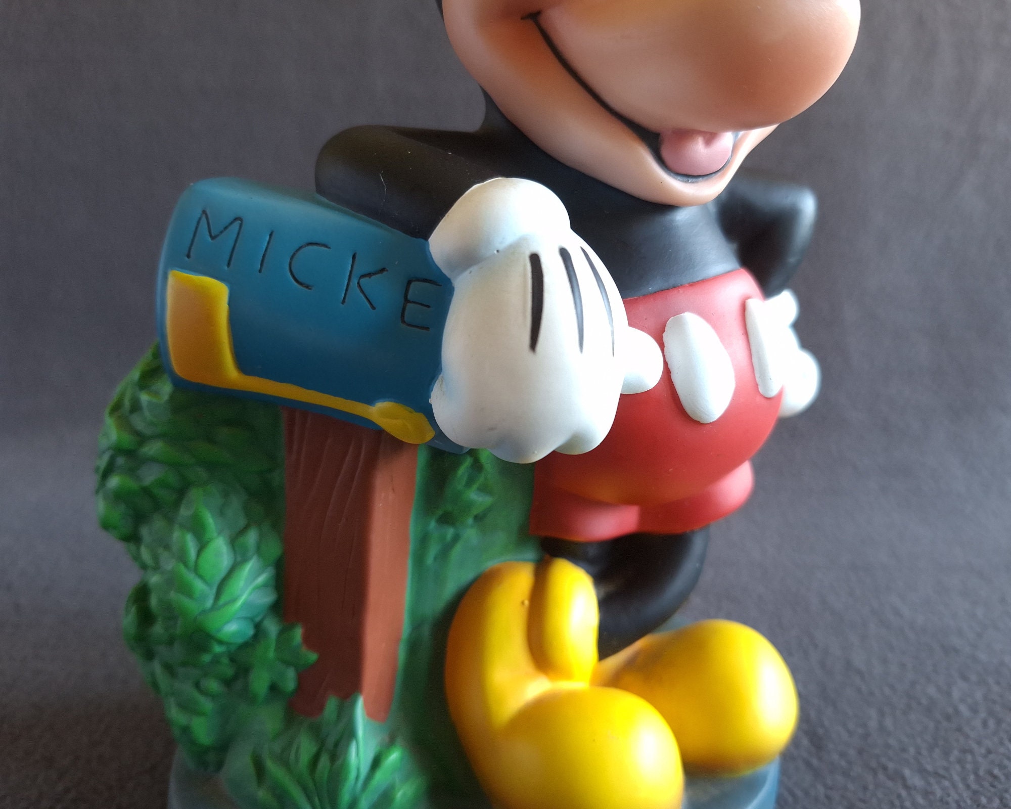 Vintage Mickey Mouse Money Box - Etsy