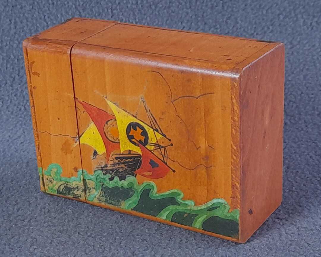 Playing Card Box With Nautical Decoration and David Westnedge Nautical ...