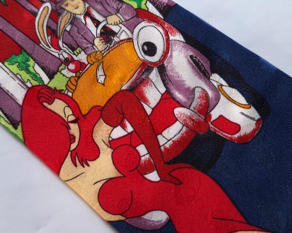 Vintage Who Framed Roger Rabbit Tie, Jessica Rabbit N… - Gem