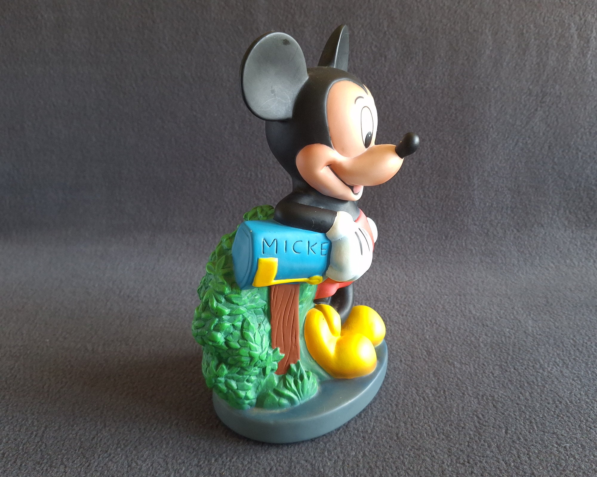 Vintage Mickey Mouse Money Box - Etsy
